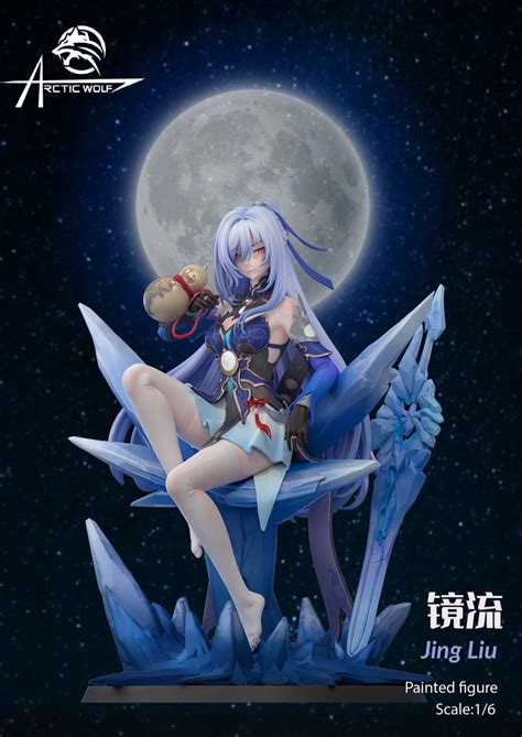 Arctic Wolf Studio Scale Honkai Rail Star Jingliu Gk Resin Statue