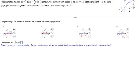 solved the graph of the function f x 76sinx −2π≤x≤2π is