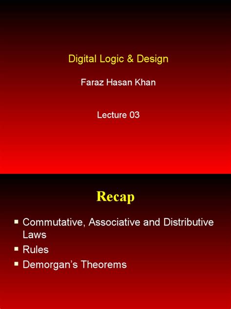 digital logic and design faraz hasan khan pdf theory of computation algebra