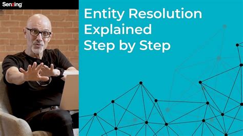 entity resolution explained step by step youtube