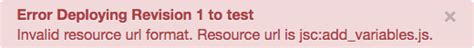 JavaScript Policy Deployment Error Troubleshooting Apigee Google Cloud