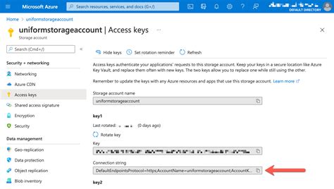 Azure Blob Storage Connection String Dandk Organizer