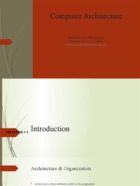 chapter 1 computer architecture pdf central processing unit input output