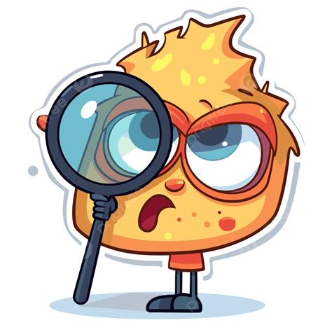 Lindo Personaje De Dibujos Animados Mirando Vector PNG Resultados