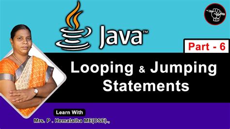 Learn Java Looping Jumping Statements Part 6 தமழ அகடம