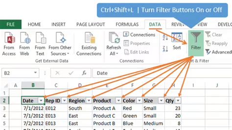 Filter Shortcut In Excel YouTube
