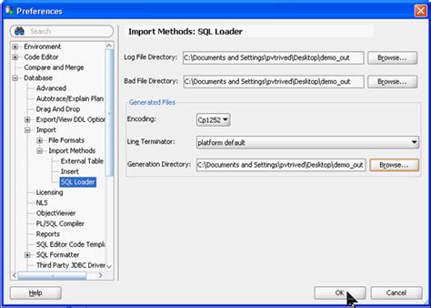 importing and exporting using the oracle sql developer 3 0