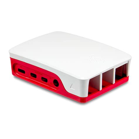 raspberry pi 4 case red white official buy in australia ce06432 core electronics