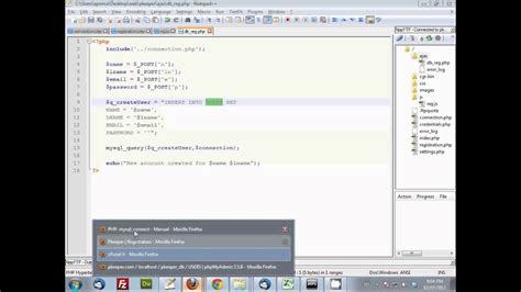 connect to mysql with php youtube