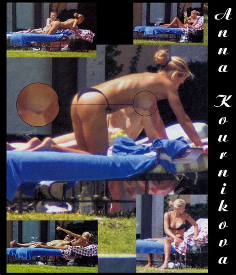 Anna Kournikova Topless Sunbathing Nsfw Photos The Best Porn Website