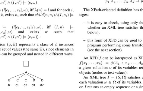a simple xml tree for example the xml tree in figure 4 satisfies download scientific diagram