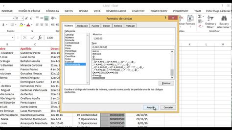 Formato De Celda Personalizado Excel Image To U