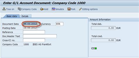 SAP FICO Central How To Perform A Journal Entry Posting In SAP