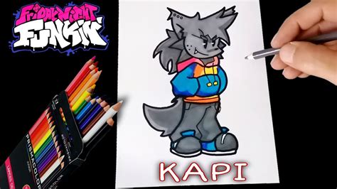 COMO DIBUJAR A KAPI DE FRIDAY NIGHT FUNKIN PASO A PASO How To Fraw