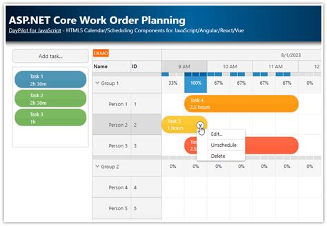Asp Net Core Doctor Appointment Scheduling Tutorial Net Daypilot