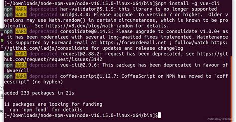 vue系列第一篇：ubuntu下搭建vue开发环境，开发第一个程序并部署 ubuntu安装vue csdn博客