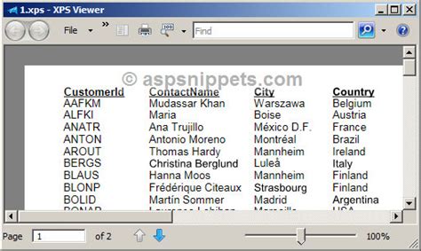 print all pages from crystal report on button click using c and vbnet in aspnet