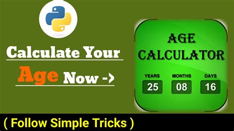 how to create age calculator using python tkinter python project app using tkinter mini