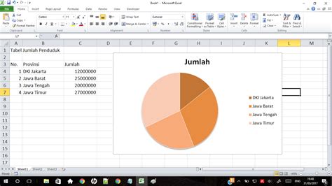Cara Membuat Diagram Bulat Di Excel