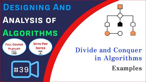 divide and conquer algorithms daa youtube