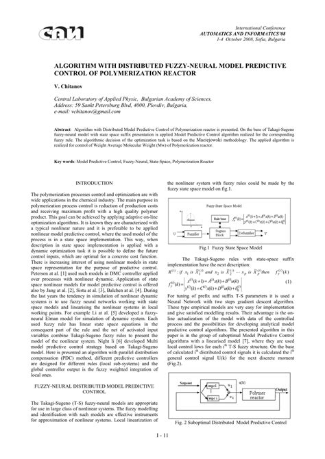 pdf algorithm with distributed fuzzy neural model predictive control of polymerization reactor