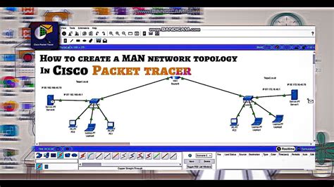 How To Create A Simple MAN Network Topology In Cisco Packet Tracer