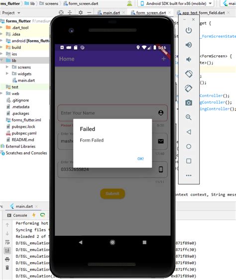 forms and its validation in flutter laptrinhx