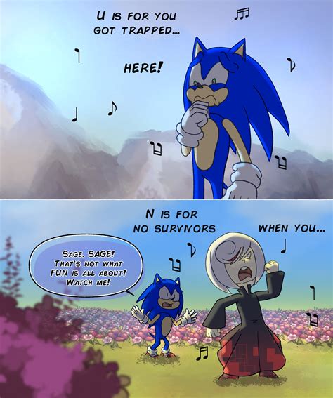 Missplayer30 Commissions Open On Twitter Sonic And Sage Fun Song 33 Sonicfrontiers