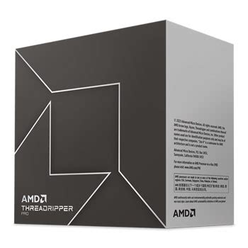 Amd Ryzen Threadripper Pro Wx Core Tr Cpu Processor Ln