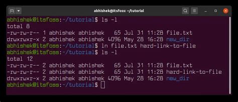 Use Ln Command In Linux For Creating Soft Hard Links