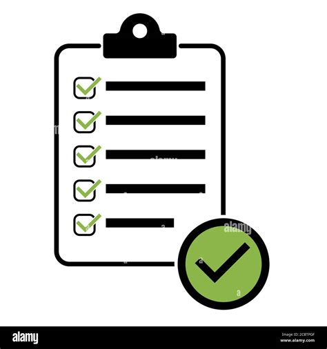 Check List Checklist Flat Web Icon Isolated On White Background Mark