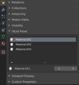 Resolved Access The Selected Element In A UI List Python Support