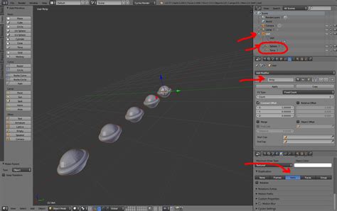 Array Modifier On Multiple Objects Modeling Blender Artists Community