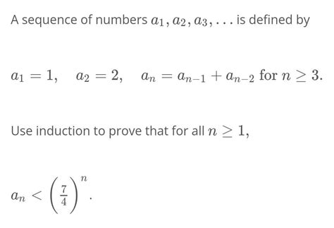 solved a sequence of numbers a1 a2 a3 … is defined by