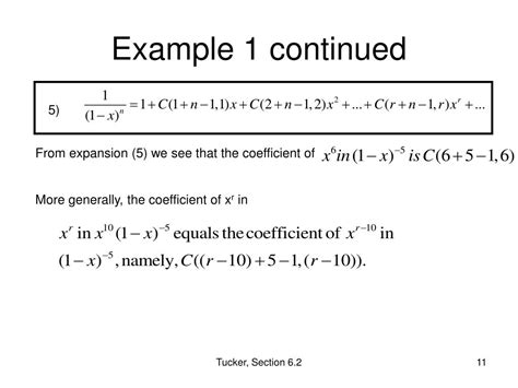 ppt section 6 2 calculating coefficients of generating functions powerpoint presentation id
