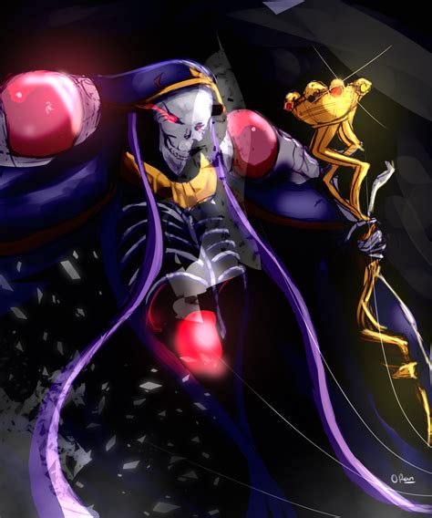 Ainz Ooal Gown Opan Illustrations Art Street
