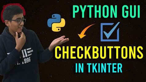 Checkbuttons RadioButtons In Tkinter How To Create Checboxes In