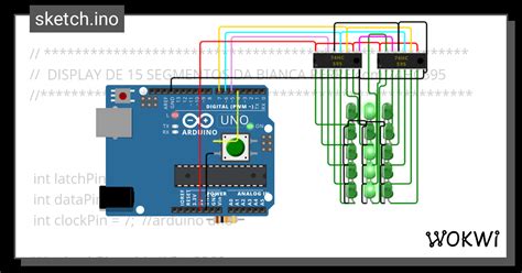 display 7 segmentos ac arduino wokwi esp32 stm32 ardu