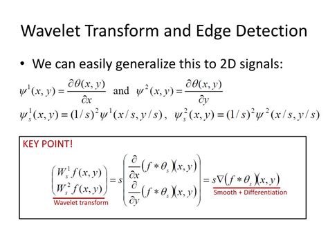 ppt edge detection and wavelet transform powerpoint presentation free download id 646998