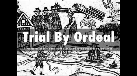 Early Methods Of Detecting Deception Trial By Ordeal And Polygraph