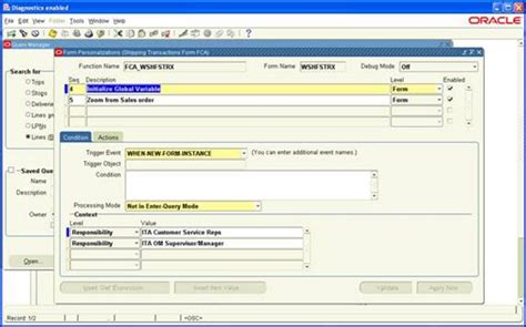 Oracle Apps Forms Personalization Example Tutorial