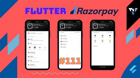 Flutter 111 Integrate Payments In Flutter With Razorpay Payment