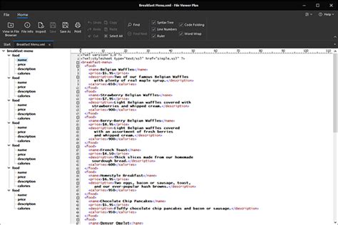 Open XML Files With File Viewer Plus