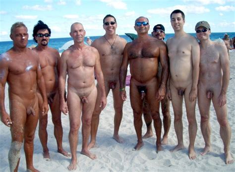 Group Nude Beach Men Cumception