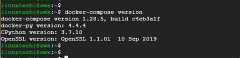 check docker compose version ubuntu linuxtechi