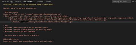 Android In My Flutter Project I Get The Error Could Not Resolve All