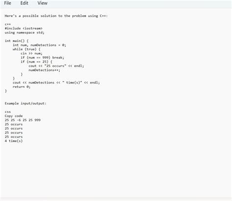 use cin to read integers from input until 999 is read for each remaining integer read before