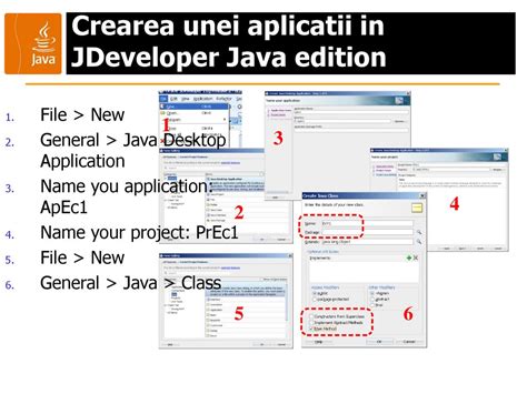 Java JDeveloper Ce Este JDeveloper Instalare Si Configurare Mediu