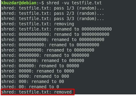 How To Securely Delete Files Using Shred Command In Debian 10 LinuxWays