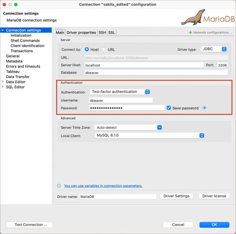 Authentication MySQL Two Factor Dbeaver Dbeaver Wiki GitHub